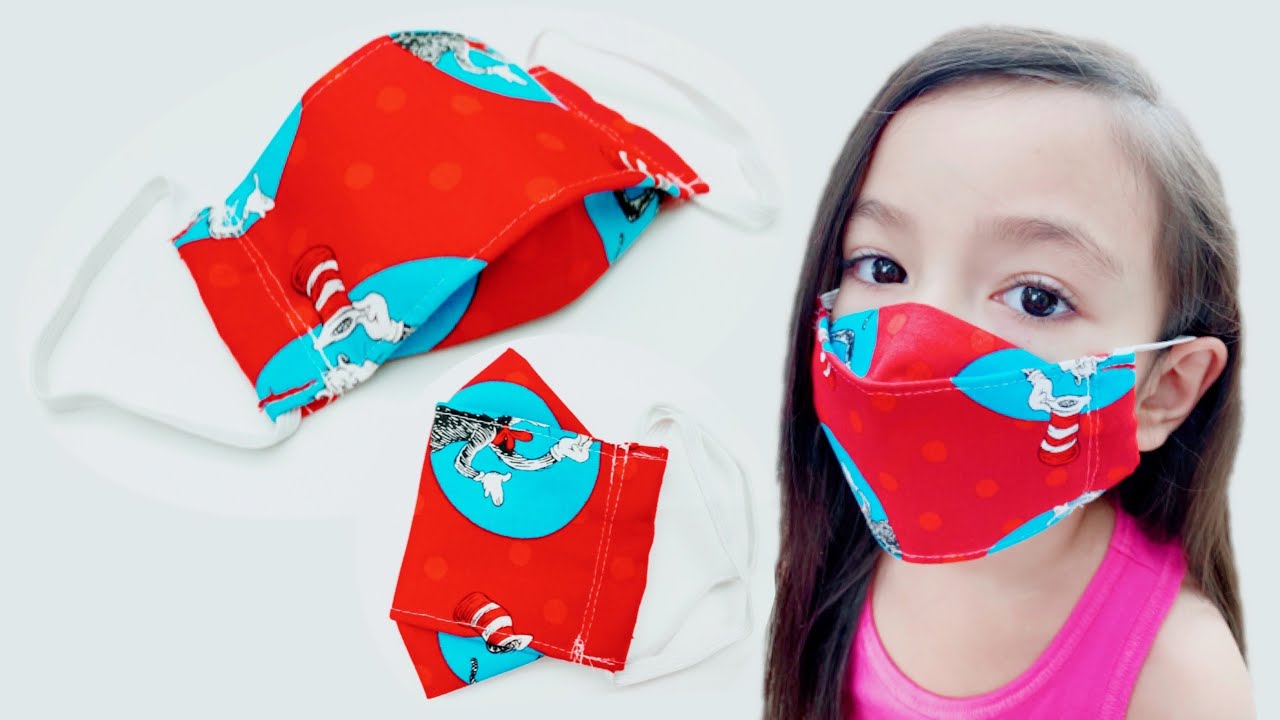 DIY kids face masks. 10+ free sewing patterns - I Can Sew This
